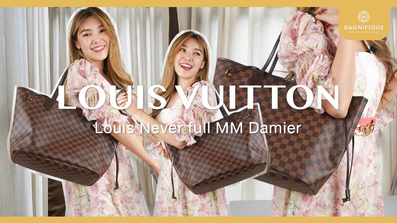 Louis Never full MM Damier EP 20 - YouTube