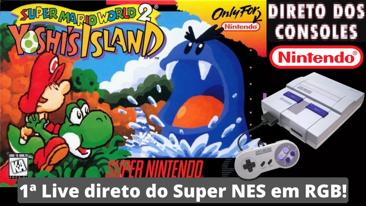 Yoshi´s Island - 1ª Live direto do Super Nintendo - YouTube