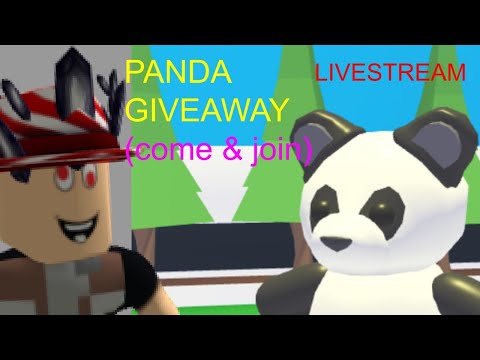 PANDA GIVEAWAY on roblox ADOPT ME (come & have a chance at winning a ...