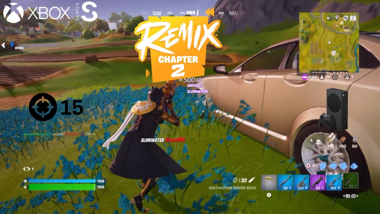 Fortnite Remix Chapter 2 New Map Solo Vs Duo |15 Elimination - YouTube
