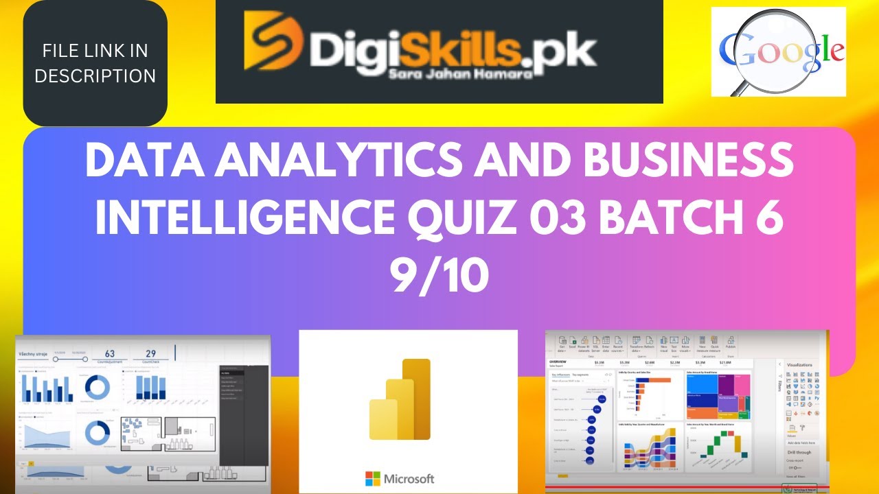 Data analytics & business intelligence quiz 3 batch-06 | DigiSkills ...