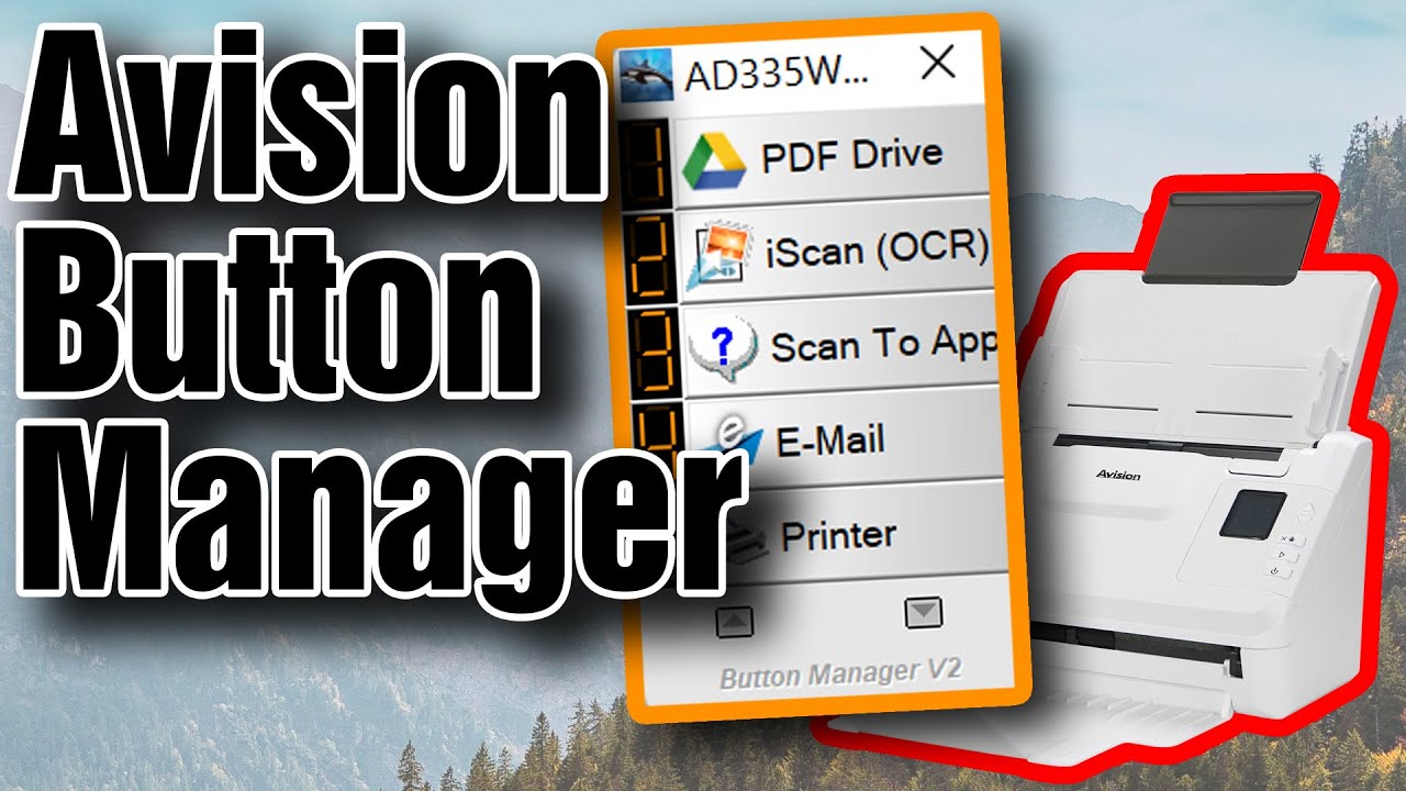 Avision Button Manager: OCR Texterkennung, Mehrseitige PDFs, leere ...
