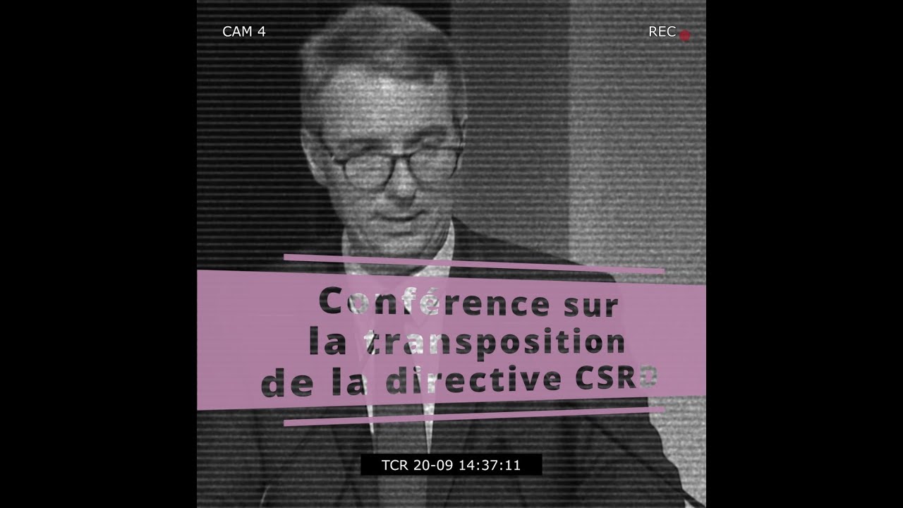 💡 Conférence sur la transposition de la CSRD - YouTube