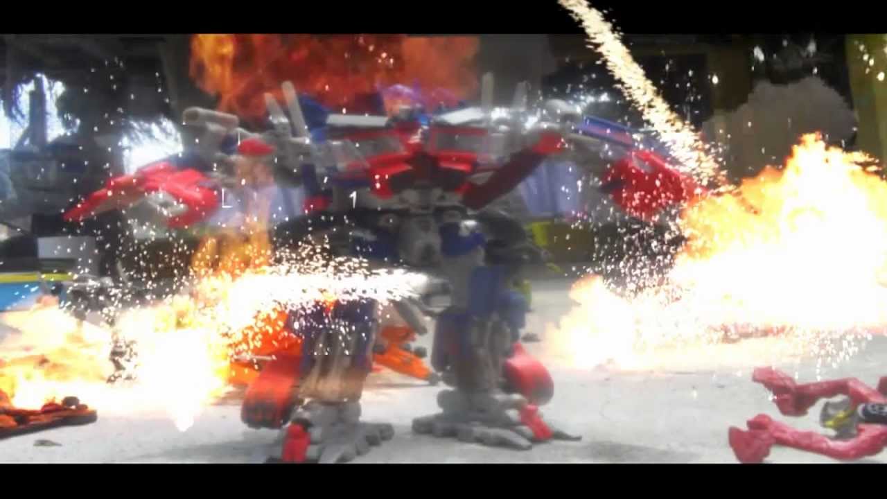 Transformers: Dotm Optimus rage Stop motion - YouTube