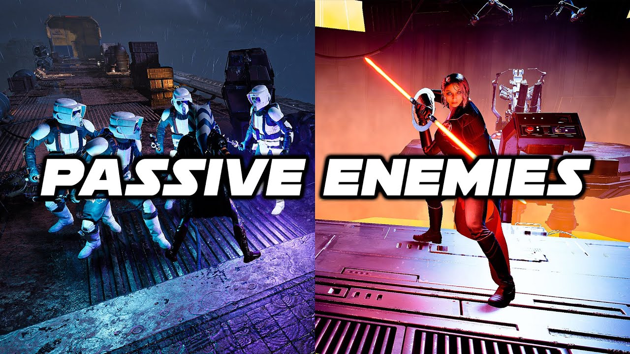 Fallen Order: Passive Enemies & Bosses Glitch - YouTube