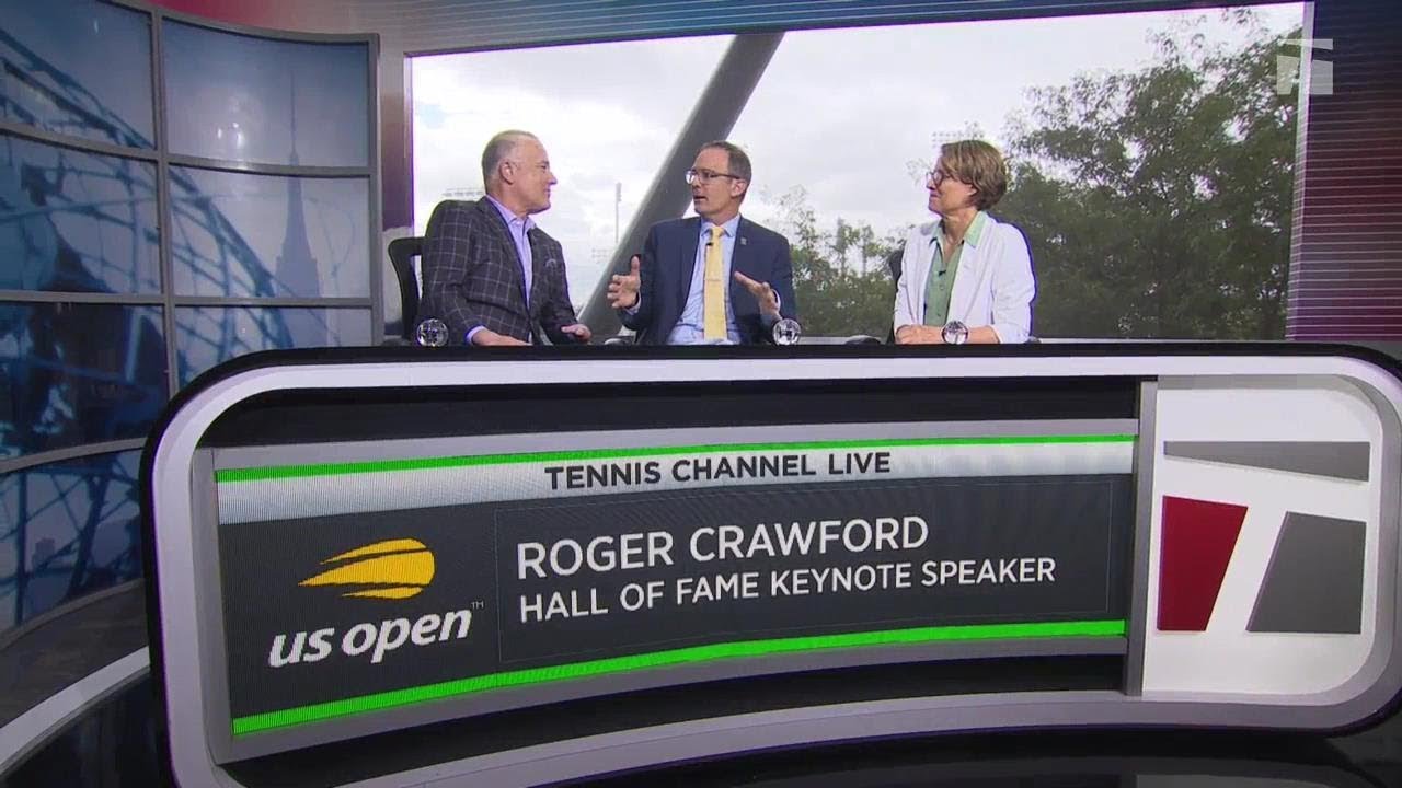 Roger Crawford on Tennis Channel Live from the US Open - YouTube