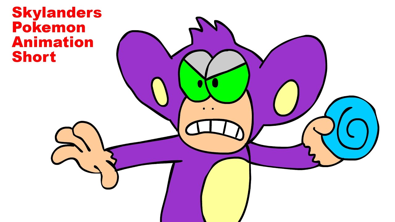 Skylandermon (Skylanders x Pokemon) Day 9 - Monkey - YouTube