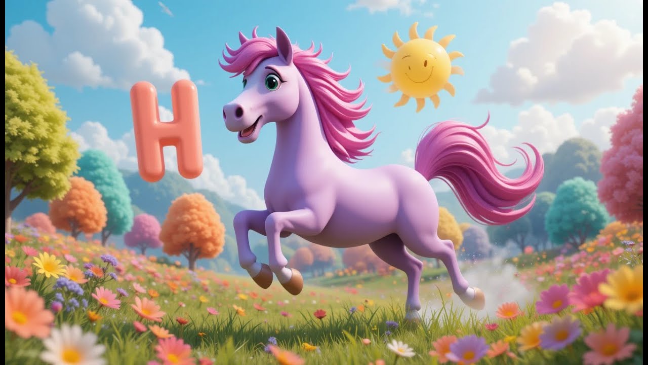 H is for Hippo - ABC Song for Kids | Learn Alphabet with Animals - YouTube