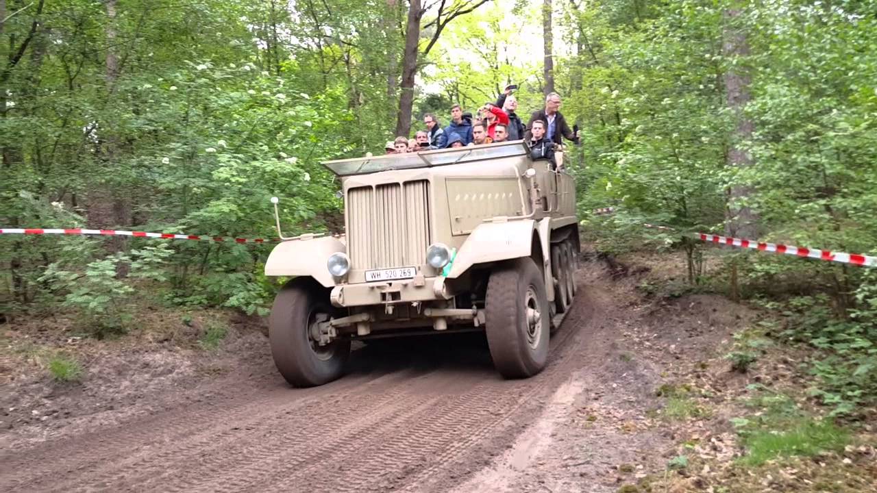Schwerer Zugkraftwagen 18t (Sd.Kfz. 9) - YouTube