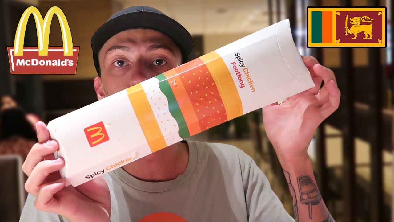 JE TESTE LE MACDO AU SRI LANKA - YouTube
