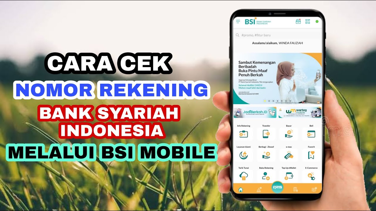 CARA CEK NOMOR REKENING BSI DI BSI MOBILE - YouTube