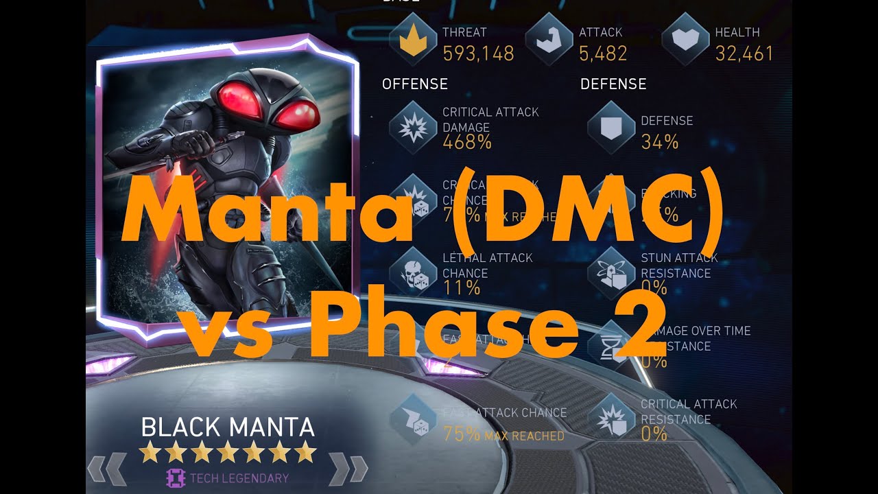 Manta + DMC vs Brainiac Phase 2 | Raid 8 | Injustice 2 Mobile - YouTube
