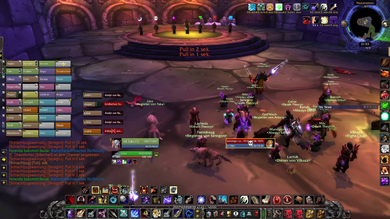 Wow Classic Naxx Fearlina Hunter Pov Youtube
