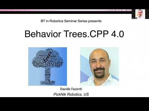 Behavior Trees.CPP 4.0 - Davide Faconti (BTs in robotics, seminar #4) - YouTube