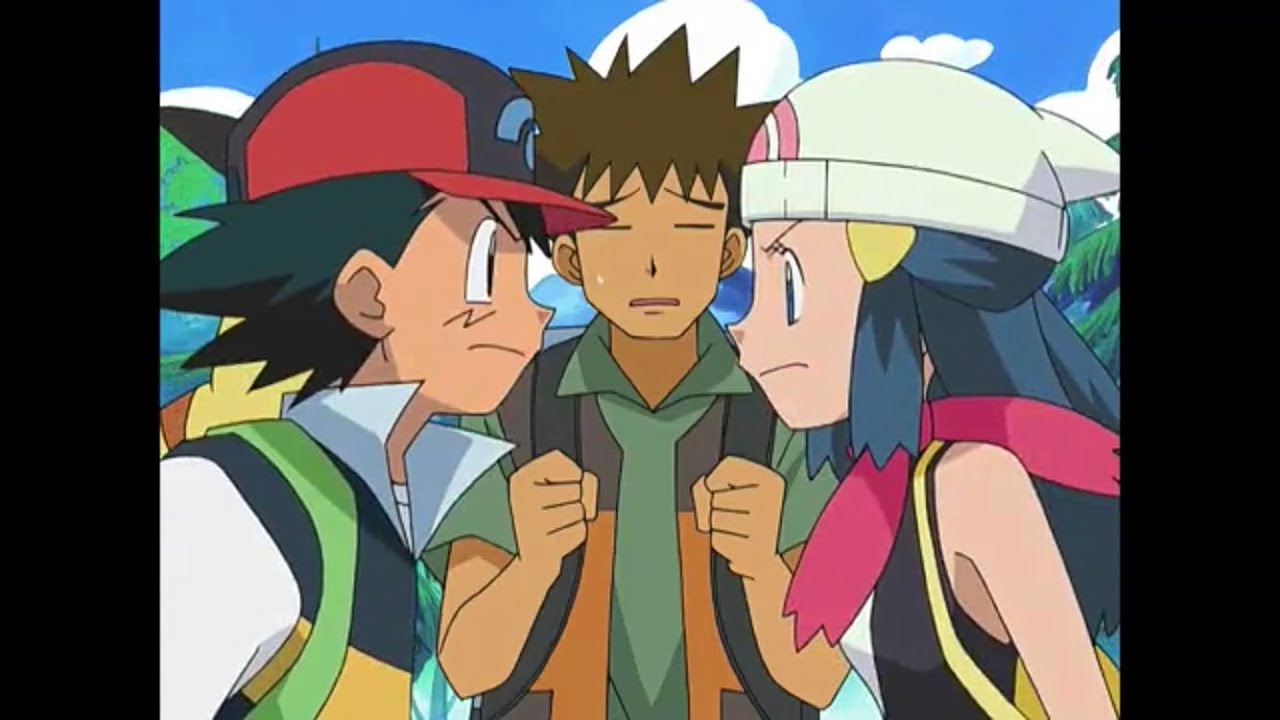 Ash and dawn argue - YouTube