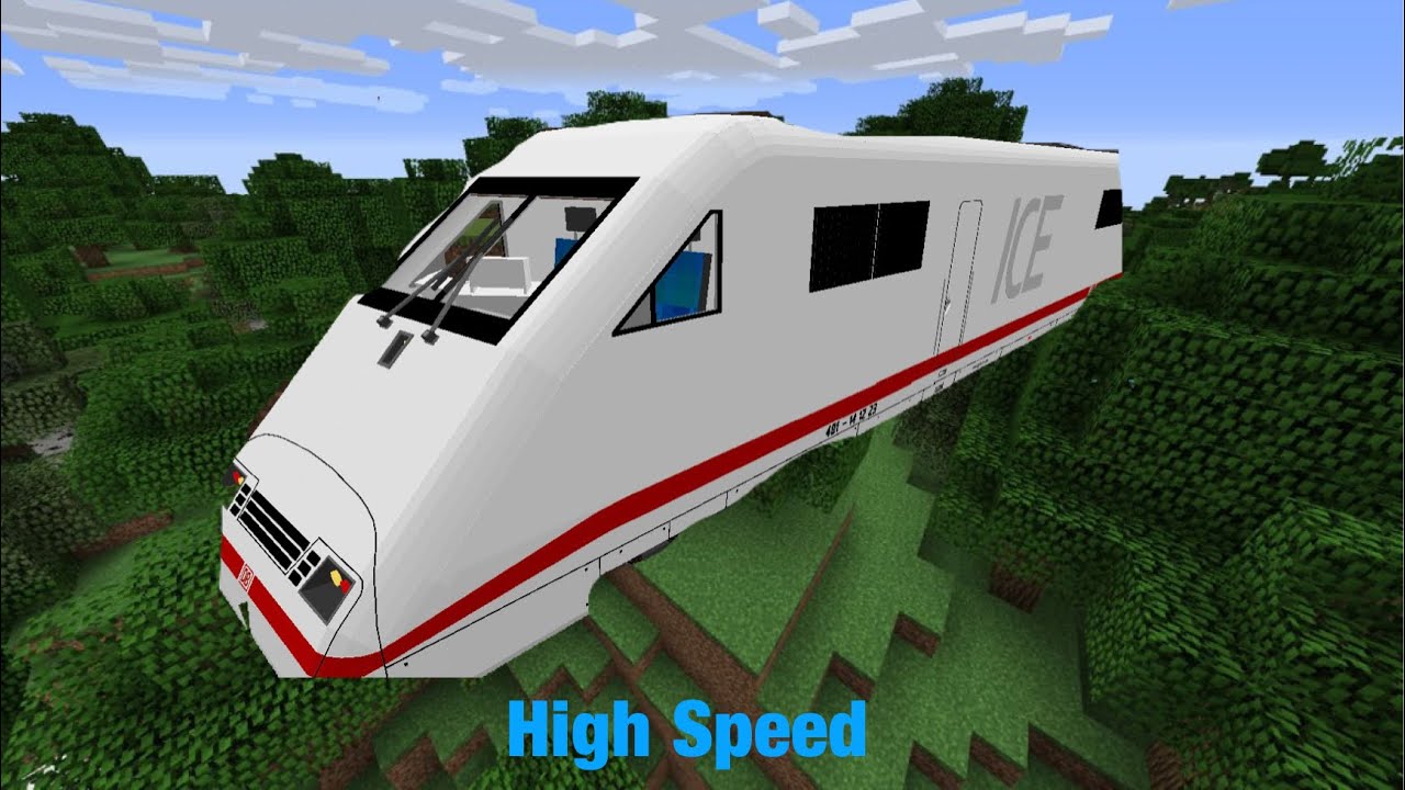 GRTC - German High Speed Train mod for Minecraft - YouTube