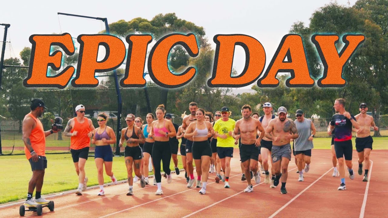 EPIC DAY running 100 kilometres with THE CRAZY RUNNING MAN - YouTube