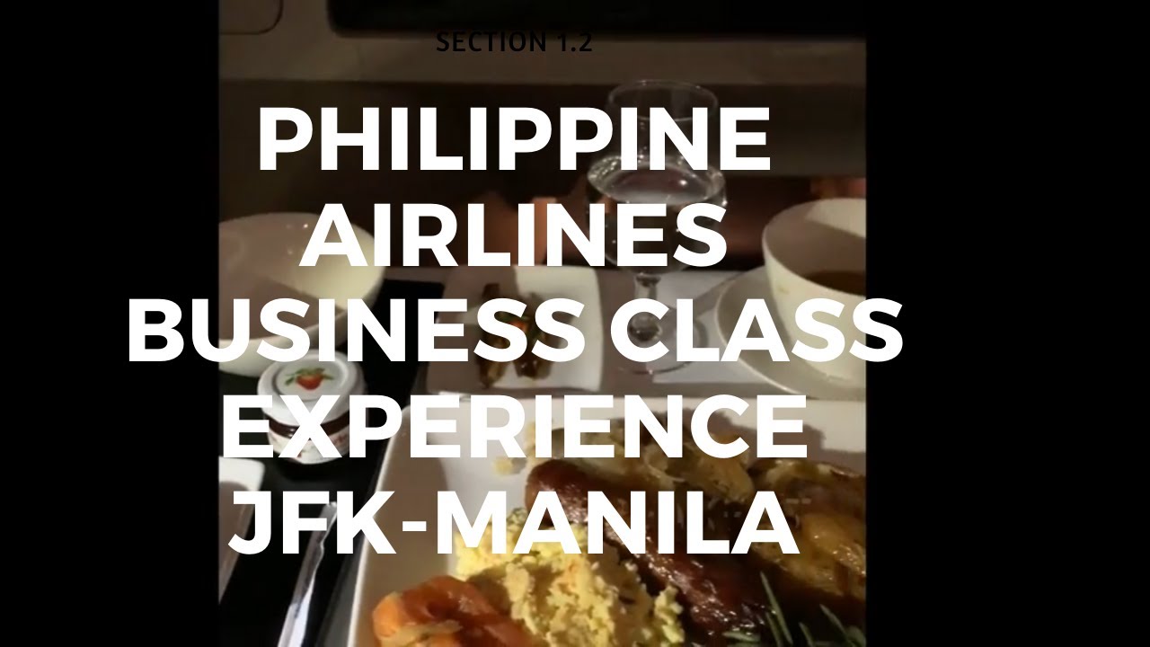 Philippine Airlines Business Class PR 127 JFK to Manila A350-900 4K ...