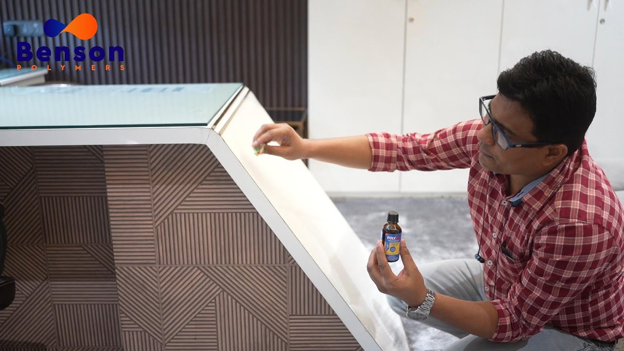 How to remove synthetic rubber adhesive marks/dried Yellow glue marks ...