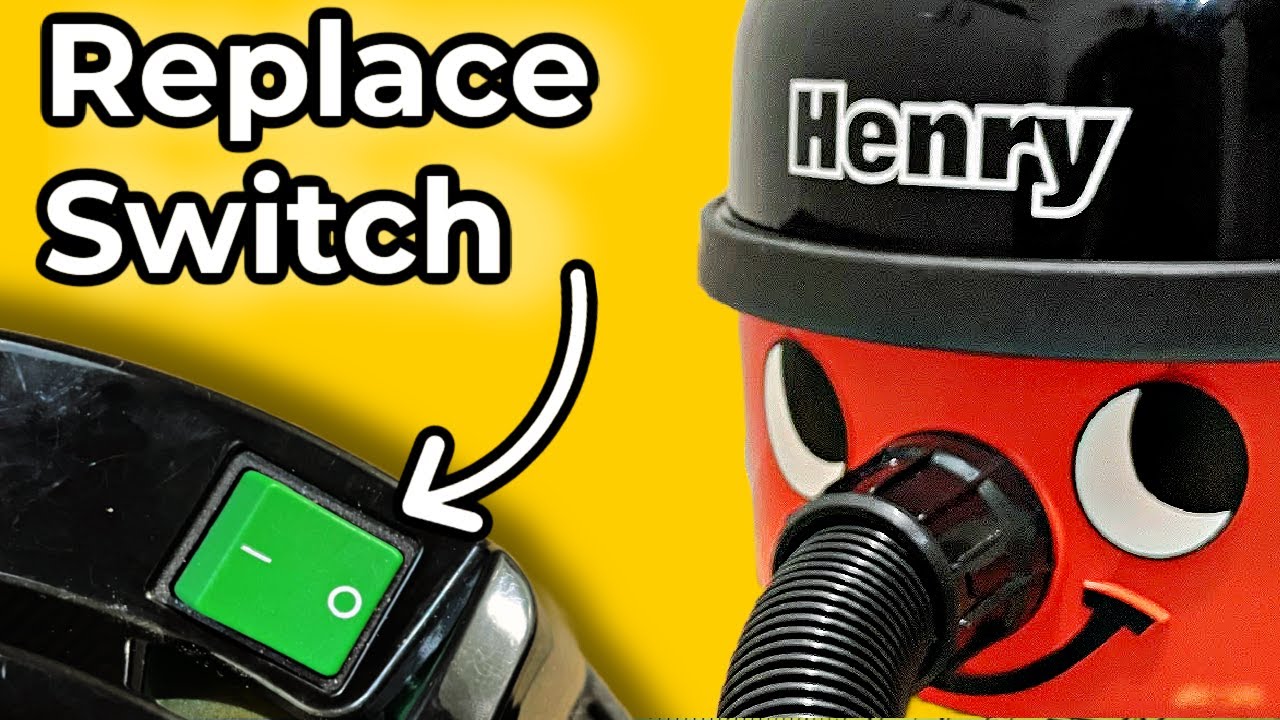 How to Replace Henry Hoover On Off Switch QUICK & EASY - YouTube