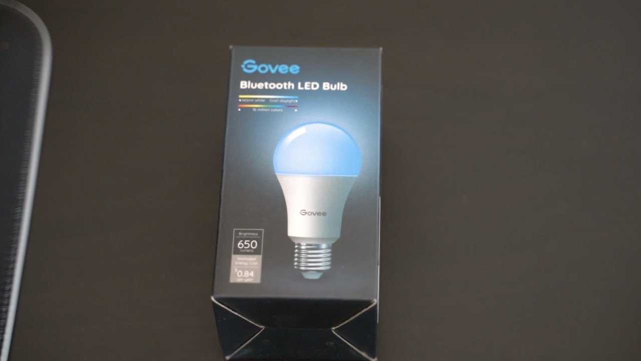 Govee Bluetooth Lightbulb Unboxing + Setup Guide - YouTube