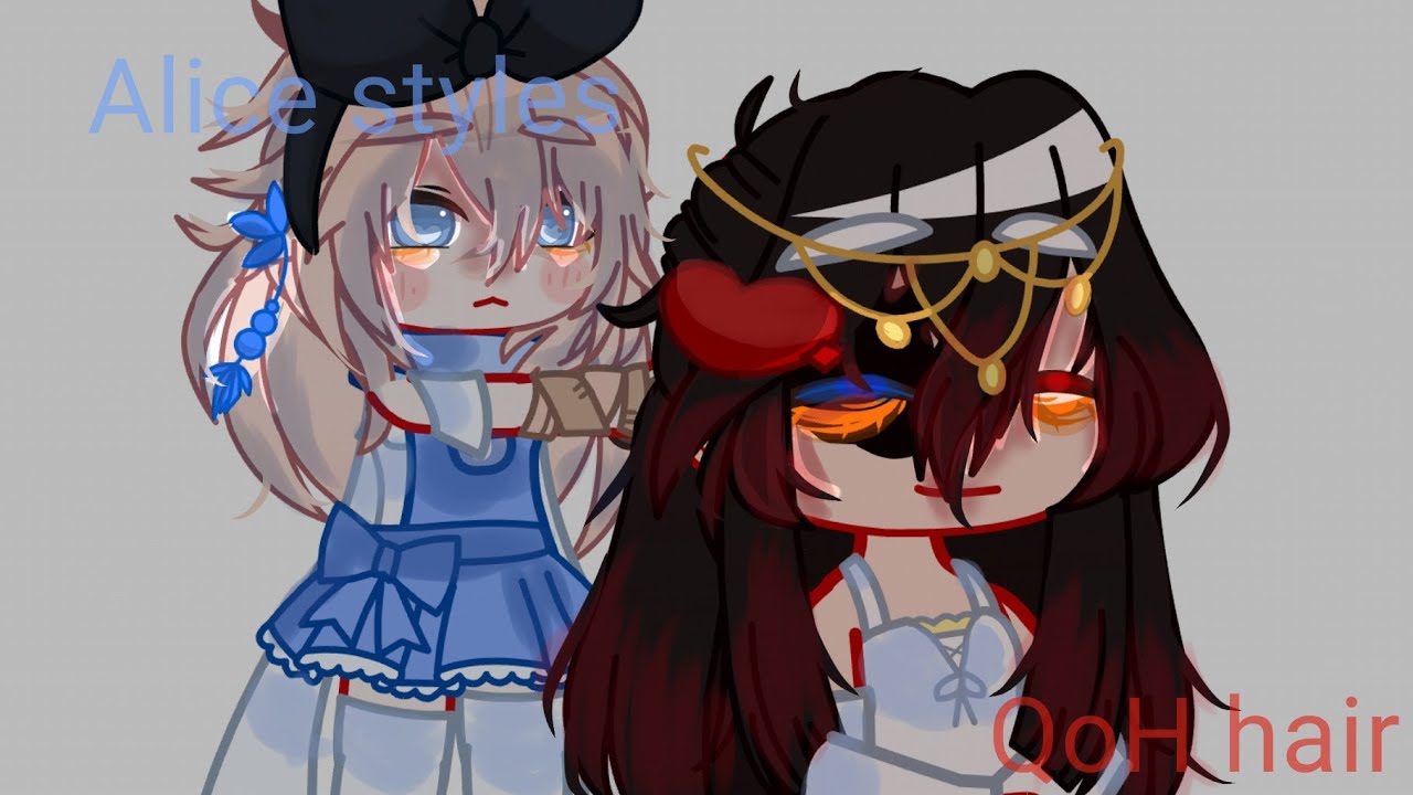 Alice styles QoH(Queen of heart) hair||Alice in wonderland||Au||(Read ...