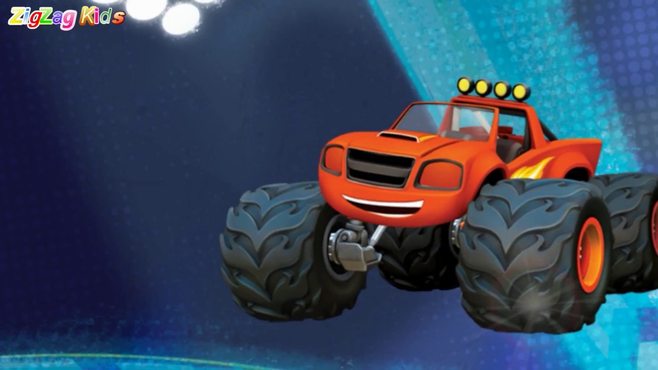Blaze e as Monster Machines | Blaze Regulando | Paw Patrol | ZigZag ...
