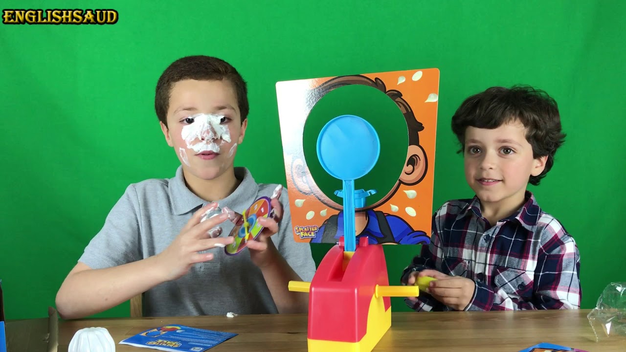 6 Come & Play with us | Pie face challenge | Splatter face challenge ...