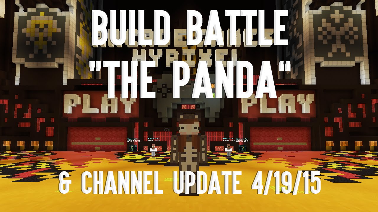 Build Battle: "The Panda" & Channel Update (4/19) - YouTube