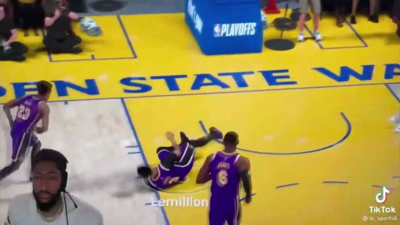 Anthony Davis Played As Himself In 2k And Got Injured 😂 - YouTube