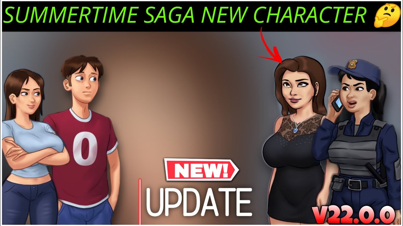 SUMMERTIME SAGA NEW CHARACTER ! A NEW UPDATE v22.0.0 🔥 - YouTube