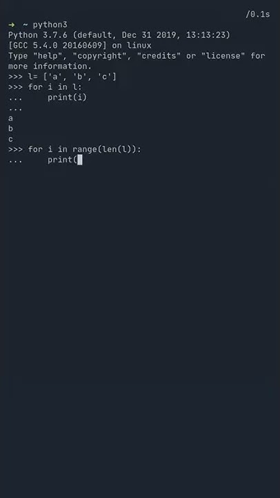 Looping a List in Python - 1 Minute Python Tutorial #shorts - YouTube