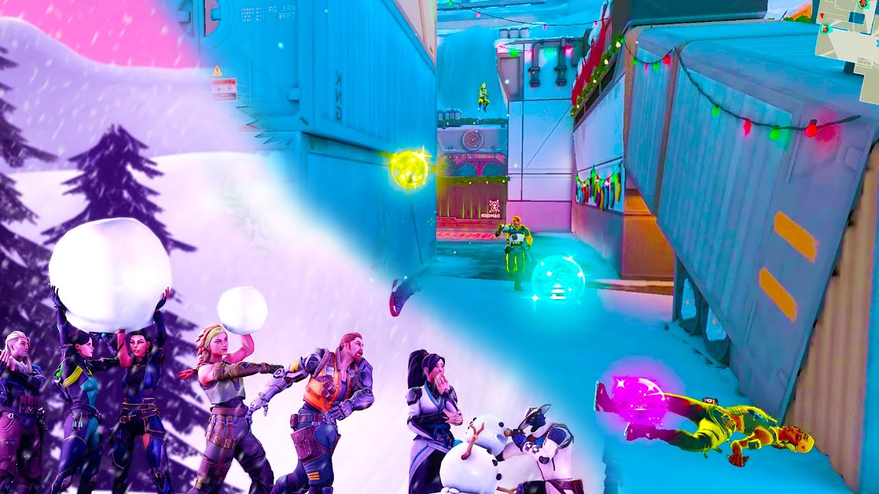 VALORANT FESTIVE Snowball Fights ARE SO INTRESTING! - Christmas ...