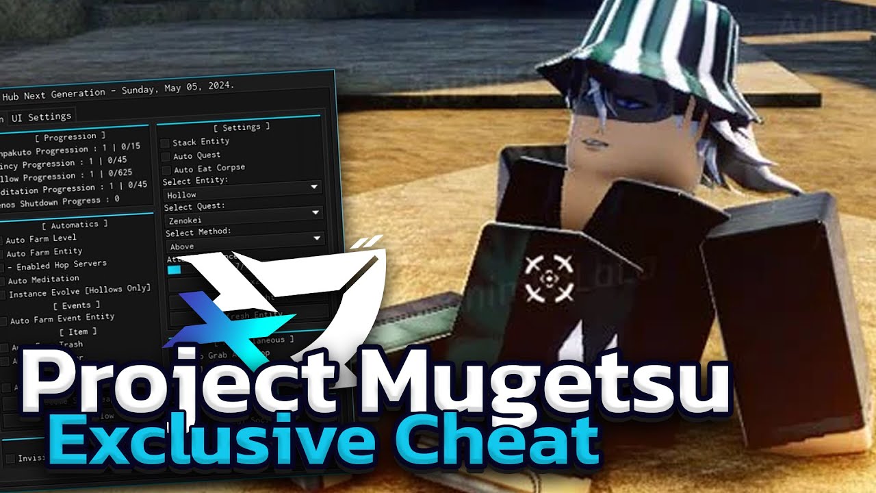 💀🦨 Project Mugetsu Script/Hack | Auto Farm Level, Instant Quincy (2024 ...