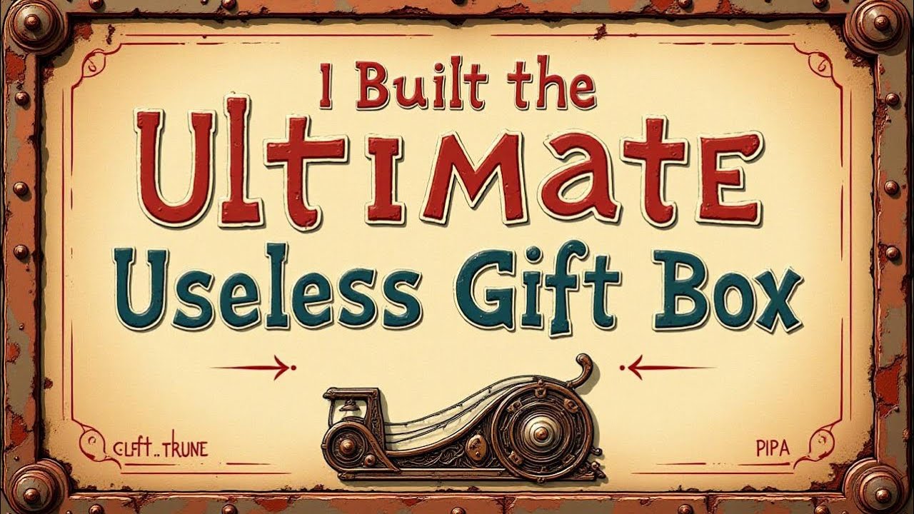 I Built the Ultimate Useless Gift Box – You Won’t Believe What It Does ...