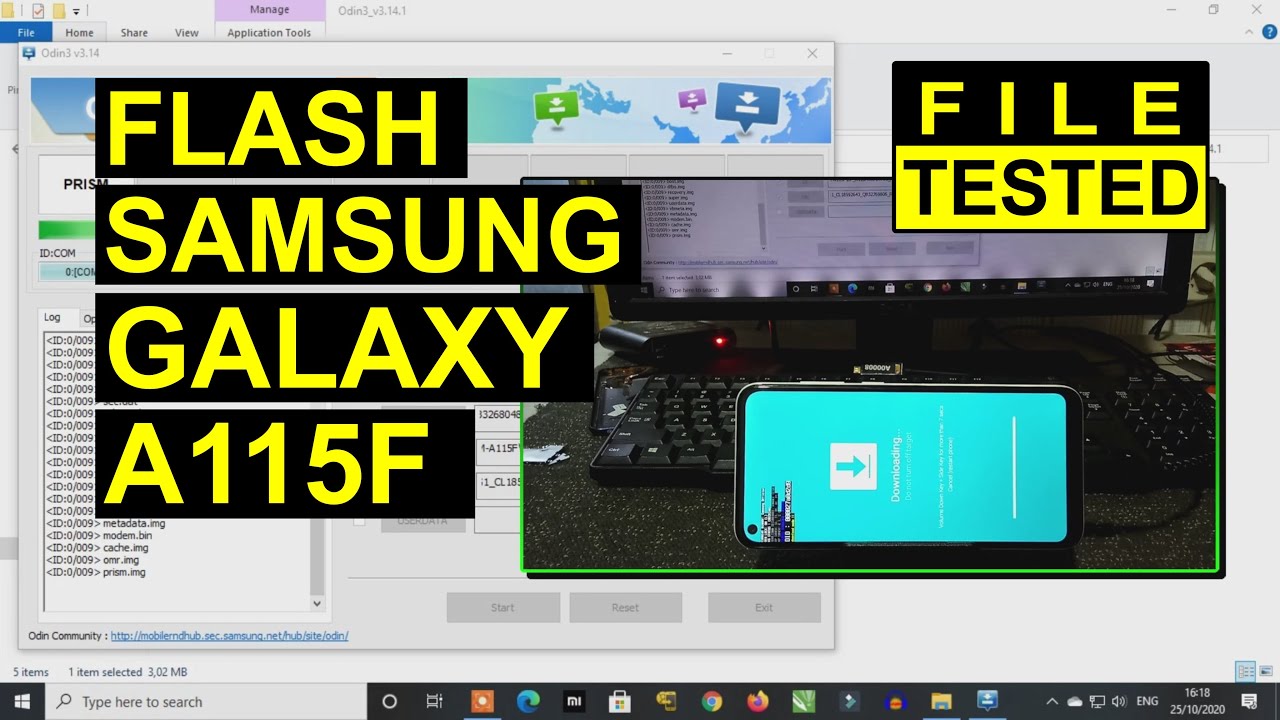 Firmware dan Cara Flash Samsung Galaxy A11 SM-A115F - YouTube