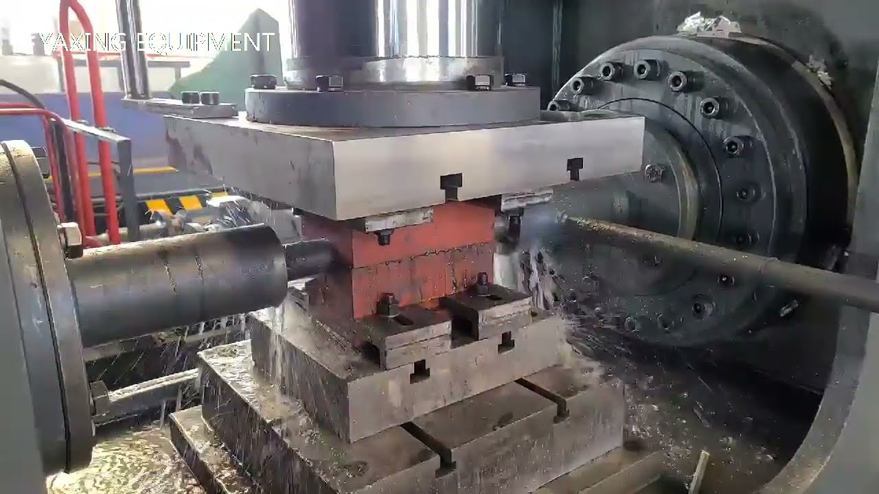 Steel Tee Making Machine - YouTube