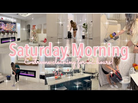 NEW! SATURDAY MORNING EXTREME CLEANING MOTIVATION | CLEAN & DECORATE ...