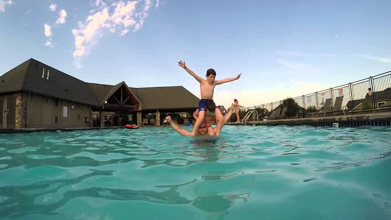 Swimming Pool - 3 man stack - YouTube