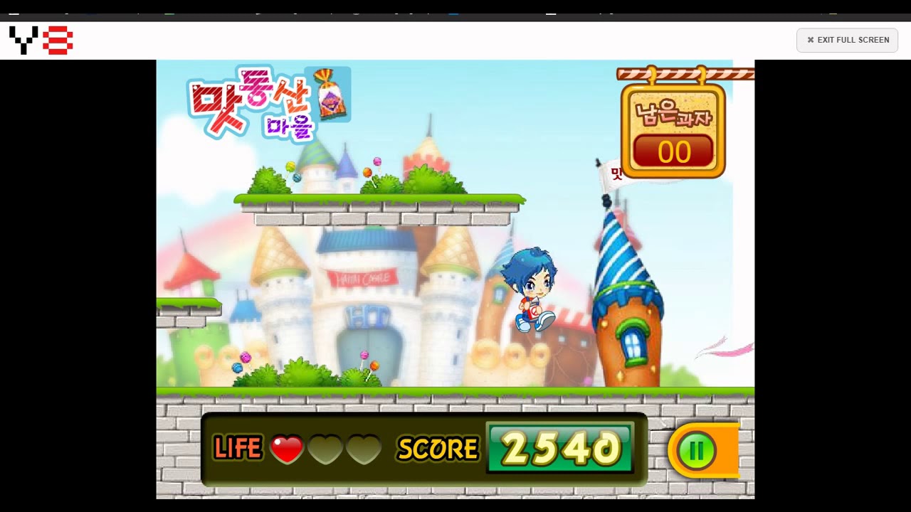 Y8 Games Candy Mission | 세균 들을 잡아라 세균 박멸 - YouTube