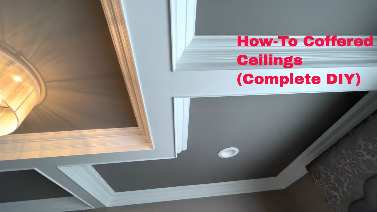 How-to Coffered Ceilings (the more detailed version). - YouTube