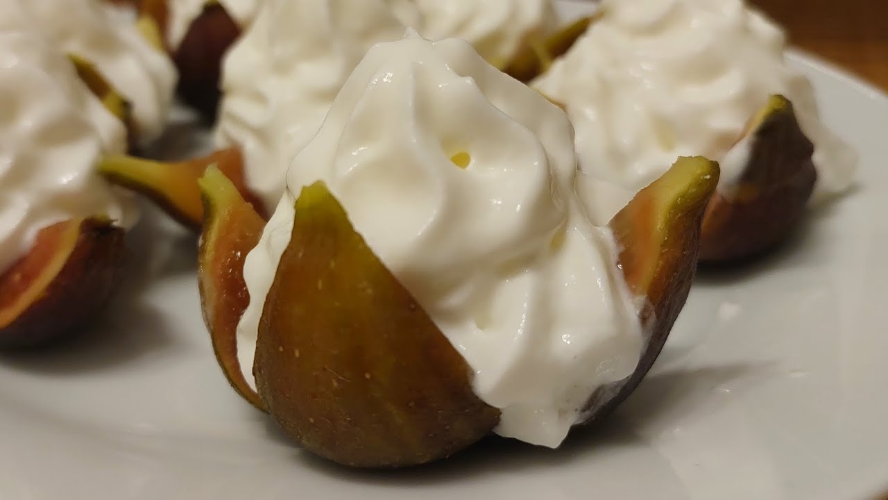 Fast fig dessert - YouTube