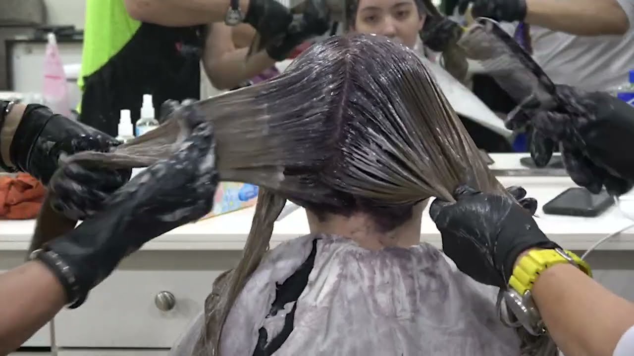 Cosmetology Hair Coloring Part Two - Hair Coloring Techniques - YouTube