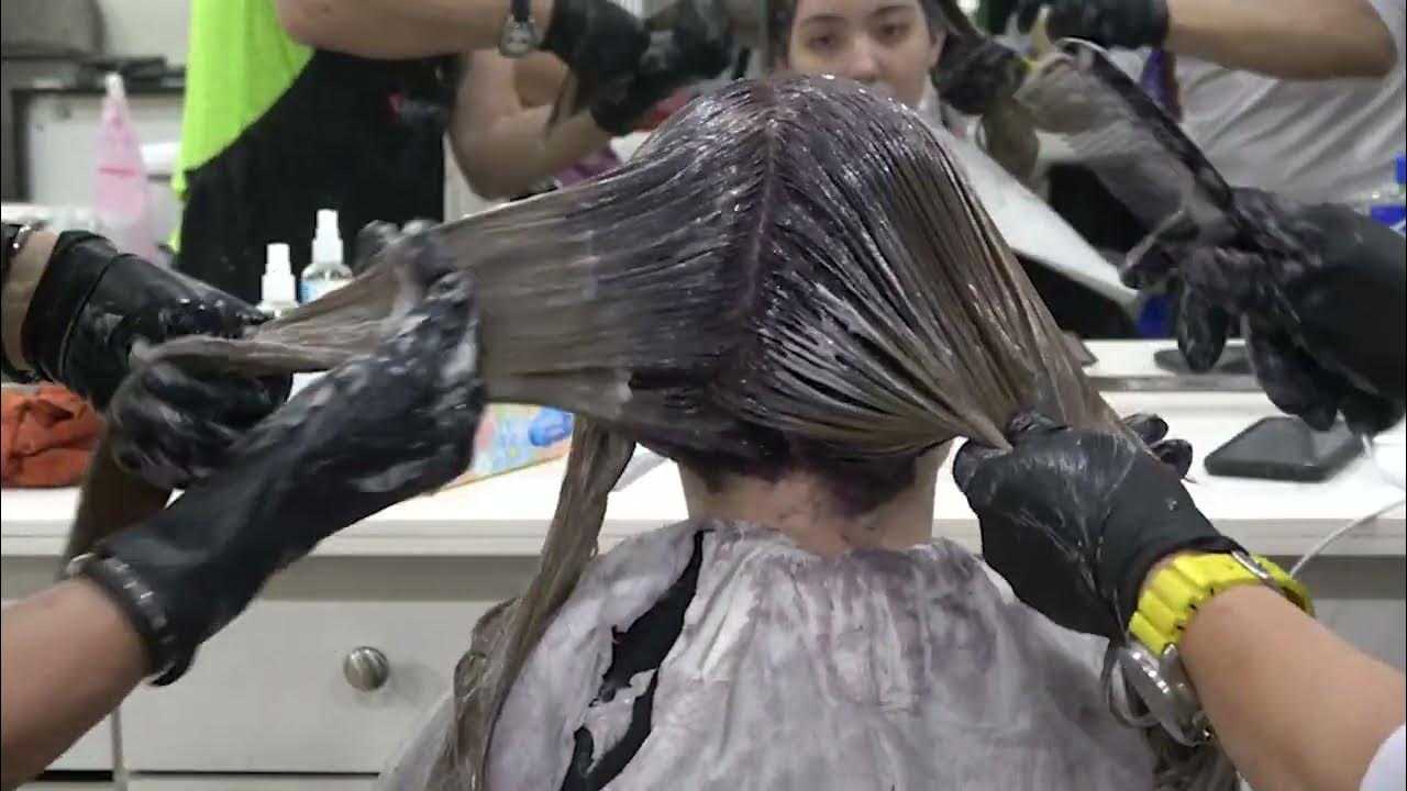 Cosmetology Hair Coloring Part Two - Hair Coloring Techniques - YouTube