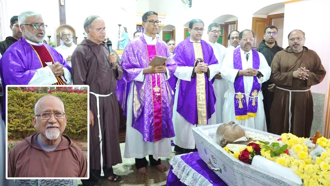 Funeral Ceremony || Fr Aloysius Leander D’Souza OFM Cap (86) | St ...