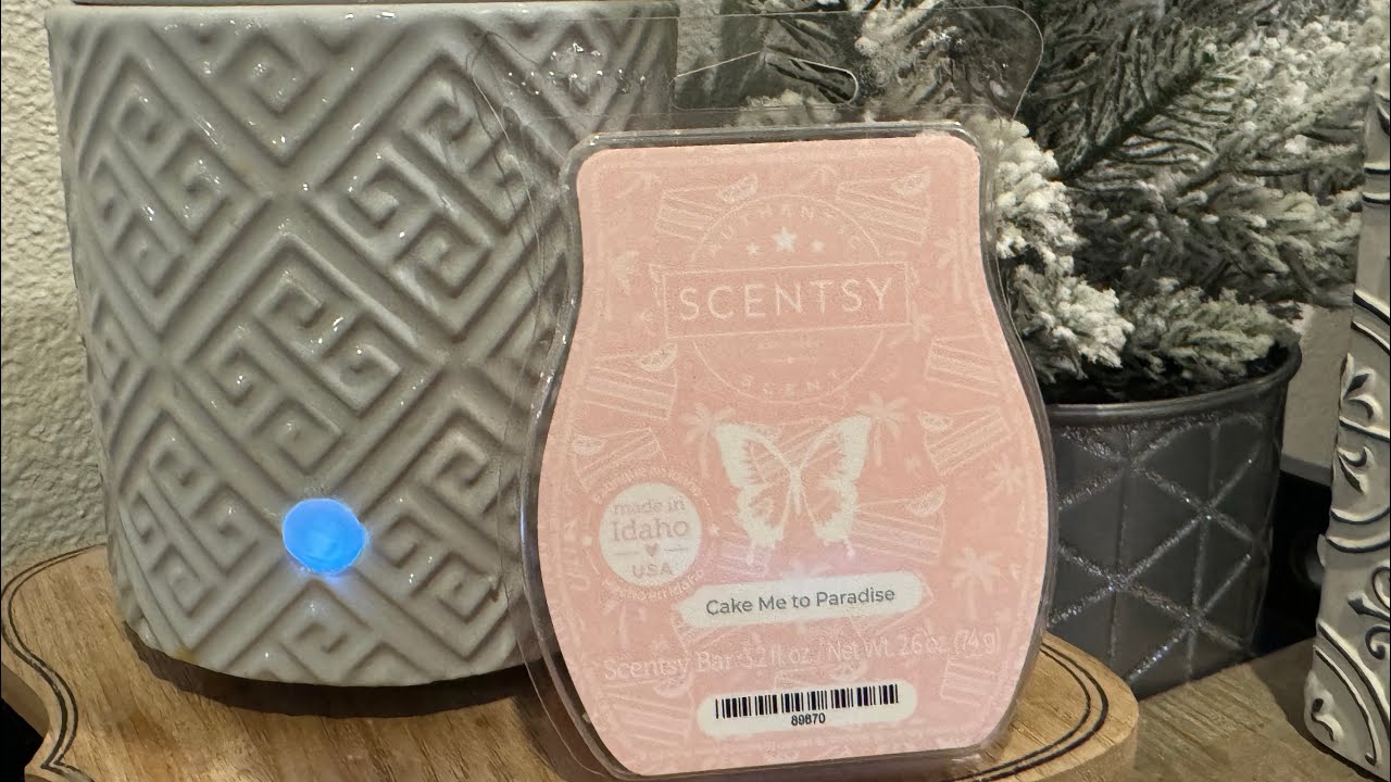 Scentsy Cake me to Paradise - New Scent 2024 Warm Review - YouTube