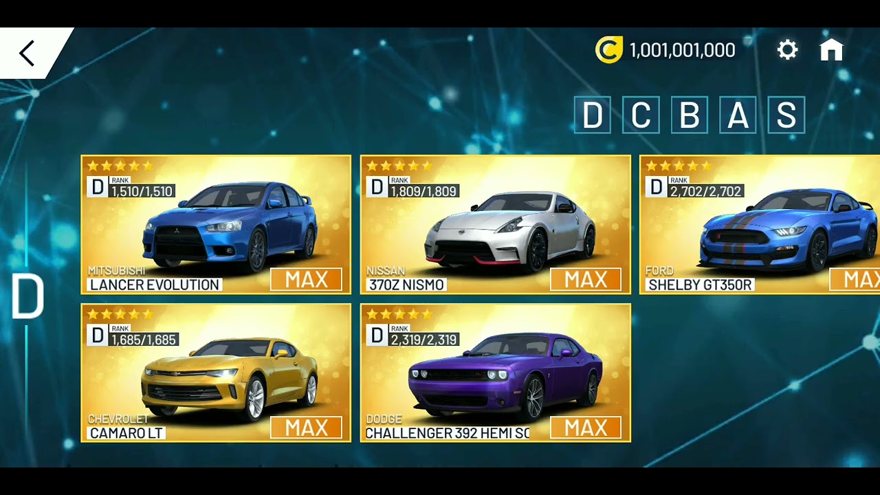 Los Class D All cars in asphalt nitro 2😎 - YouTube
