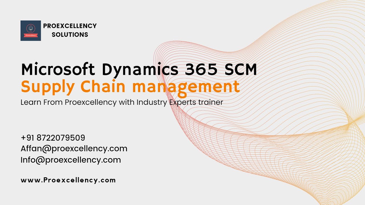 Microsoft Dynamics 365 SCM | Supply Chain Management Learn From experts ...