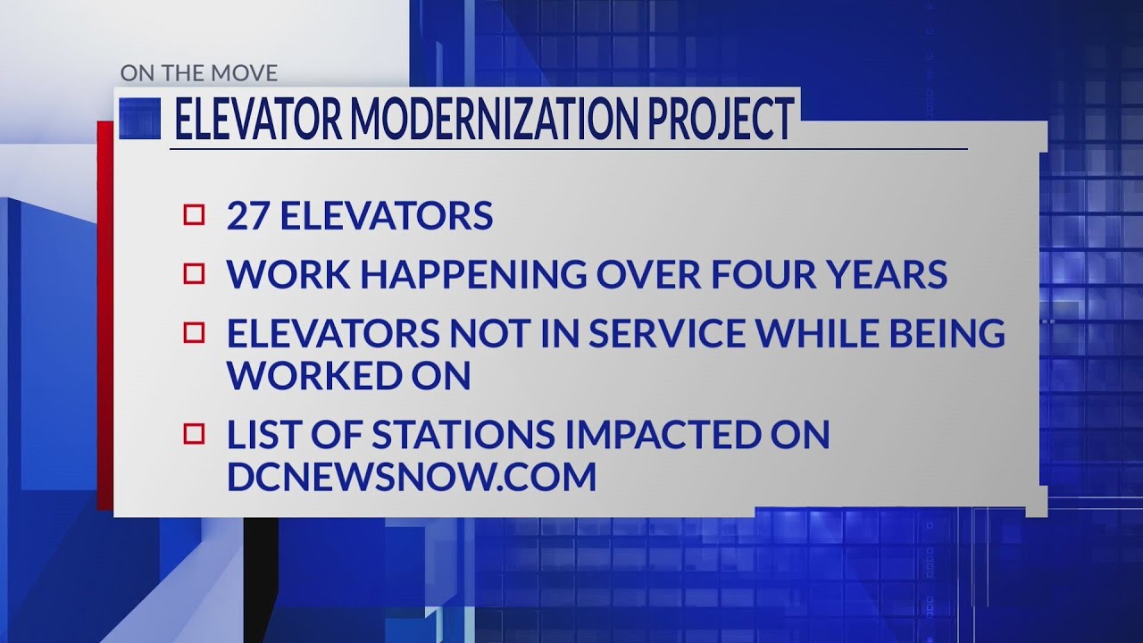 Metro begins elevator modernization project - YouTube
