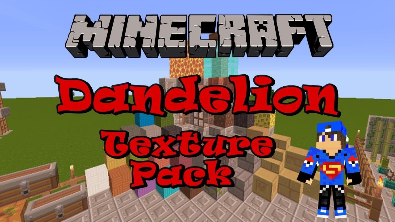 Minecraft Dandelion Texture Pack 1.7 - YouTube